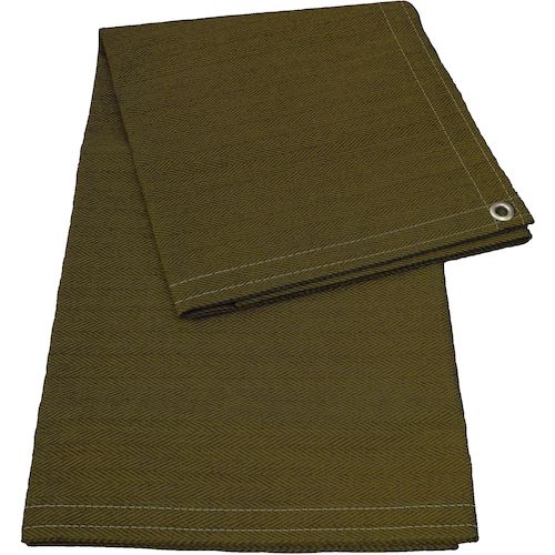 特長:●アウトドア用品としてもなじみやすいOD色です。●耐炎繊維織物に特殊シリコンを両面コーティングしています。●ノンアスベストノンセラミックの安全な商品で、皮膚刺激を誘発する繊維も含みません。 用途:●溶接火花受けシート、養生シート、アウ...