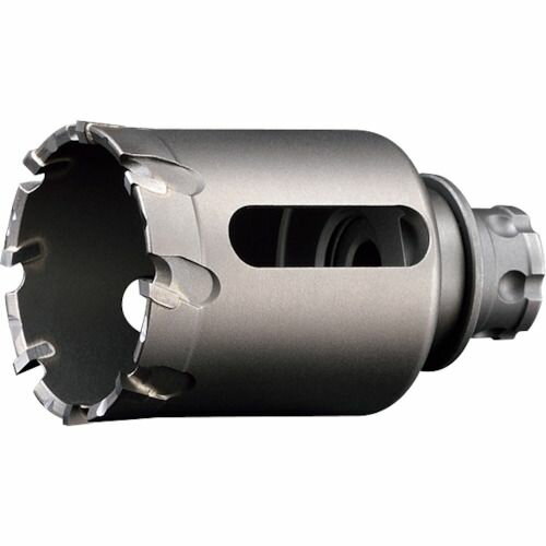 特長:●ワンタッチ作業で、替刃交換可能です。●ハードな使用にもチップ飛びしにくい3枚組刃を採用しています。●厚鋼板から厚肉金属パイプ等の曲面穿孔も可能です。 用途:●被削材：金属サイディング、厚鋼板(23mm以下）、ステンレス板(10mm以...