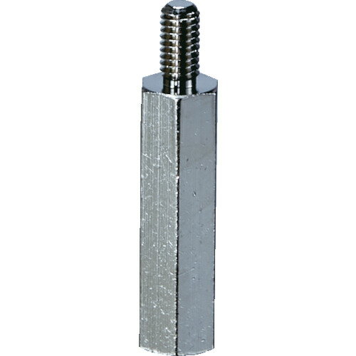 特長:●プリント基板・アクリルカバーその他部品支持に便利な黄銅サポーターです。●RoHS対応品です。 用途:●基板の底上げなど、間隔を作るために。 仕様:●全長(mm)：30●対辺(mm)：5.5●ねじ径：M3●ねじ長さ(mm)：オス6、メ...