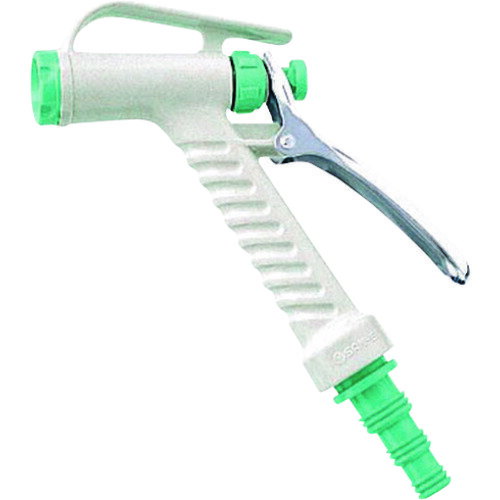 特長:●水の放射角度が調節でき、直射・噴霧・止水ができます。●調節ナットで散水状態を固定できます。 用途:●散水、園芸、洗車等に。 仕様:●高さ(mm)：153●適合ホース(mm)内径：12〜18 仕様2:●適合ホース：内径12〜18mm ...