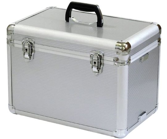 特徴 大容量の軽くて丈夫なアルミ製ツールケース仕様 サイズ：約W435mm×D295mm×H340mm 質量：3.7kg 最大収納質量：約20kg 材質：アルミニウム/MDF/EVA ALC-BOX特徴 大容量の軽くて丈夫なアルミ製ツールケ...