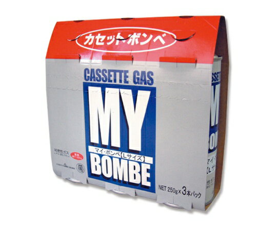 特徴 250g×3本 安心な日本製のカセットボンべです。仕様 サイズ：Φ68×198 入り数：3本/1パック特徴 250g×3本 安心な日本製のカセットボンべです。仕様 サイズ：Φ68×198 入り数：3本/1パック