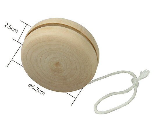 特徴 木の手ざわりが良いコンパクトなヨーヨー！仕様 商品サイズ：φ52×25mm、ひも/88cm 重量：30g 材質：木 包装形態：PP袋入 包装サイズ：55×95×30mm特徴 木の手ざわりが良いコンパクトなヨーヨー！仕様 商品サイズ：φ...