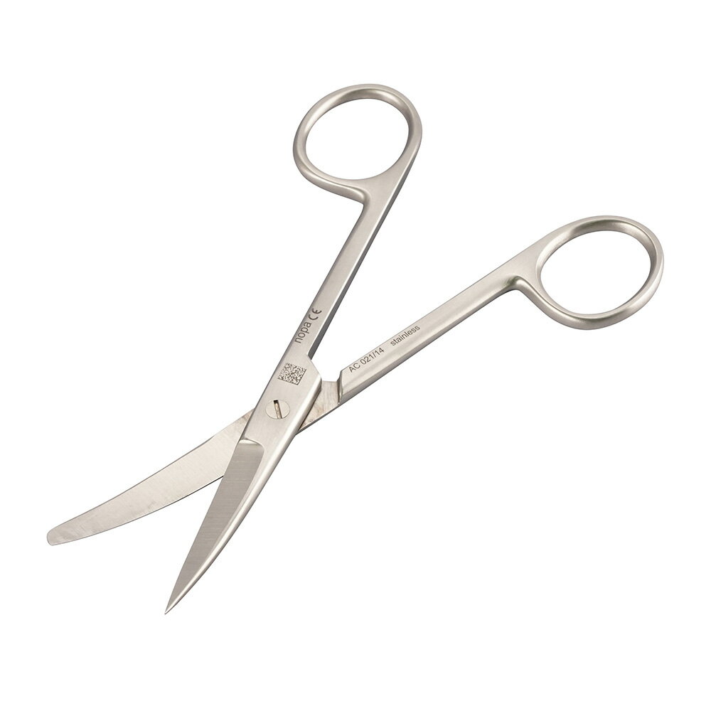 仕様 仕様：片尖 曲 全長（mm）：145 材質：ステンレス（DIN1.4117、AISI420B） ※一般医療機器です。仕様 仕様：片尖 曲 全長（mm）：145 材質：ステンレス（DIN1.4117、AISI420B） ※一般医療機器です。