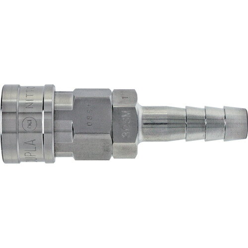 用途:●空気、水用。 仕様:●耐圧力(MPa)：2.0●相手側ホースサイズ(インチ)：3/8●使用流体：空気、水 仕様2:●使用温度範囲：-20〜80℃●最高使用圧力：1.5MPa●片路開閉型●適合カプラ：日東工器ハイカプラシリーズ 材質／...