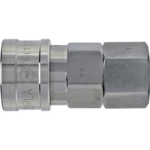 用途:●空気、水用。 仕様:●耐圧力(MPa)：2.0●相手側取付サイズ：R3/8●使用流体：空気、水 仕様2:●使用温度範囲：-20〜80℃●最高使用圧力：1.5MPa●片路開閉型●適合カプラ：日東工器ハイカプラシリーズ 材質／仕上:●本...