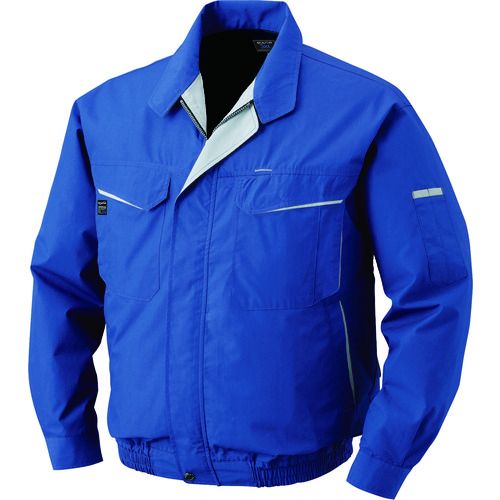 特長:●高密度生地を採用することで、洗濯耐久性・イージーケア性を高めています。●汗の気化熱を利用した涼しい服です。●低ランニングコストです。 用途:●作業用。 仕様:●色：ブルー●サイズ：3L●着丈(cm)：70●胸囲(cm)：132●肩幅...