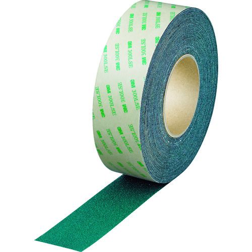 特長:●平面用で、通行量の多い所や、使用条件の厳しいところにお勧めです。●裏紙をはがして貼るだけの平面用滑り止めテープです。 用途:●屋内・屋外兼用。 仕様:●色：緑●幅(mm)：50●長さ(m)：18●厚さ(mm)：0.8 仕様2:●粘着...