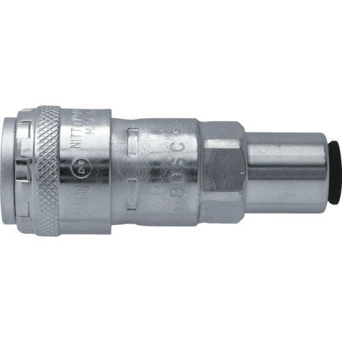 特長:●押し込むだけでワンタッチ接続ができ、操作性に優れています。 仕様:●耐圧力(MPa)：2.0●適合チューブ外径(mm)：8●使用流体：空気 仕様2:●使用温度範囲：-20〜60℃●最高使用圧力：1.5MPa●片路開閉型 材質／仕上:...