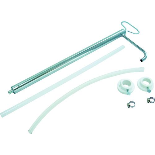 特長:●100Lドラム缶、ペール缶どちらでも使用可能なオイルポンプです。●ドラム缶に使用する際は、付属のホースを接続してから使用してください。●本体レバーを上下にストロークすることによりオイルの吸い上げが可能です。 仕様:●ホースサイズ(m...