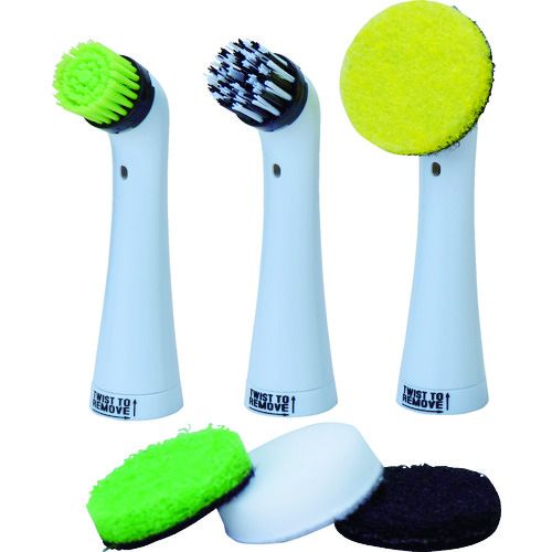 特長:●スーパーソニックスクラバー電動お掃除ブラシ＆パッドセットの交換用ブラシセットです。 仕様2:●スーパーソニックスクラバー替えブラシセット 材質／仕上:●ミディアムブラシ：ABS、POM、ナイロン●パッド用ヘッド：ABS、POM●パッ...