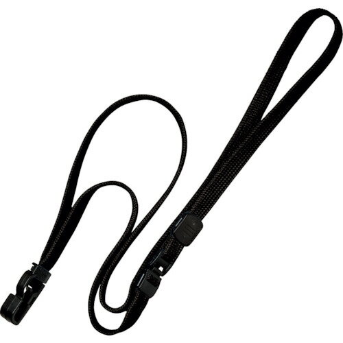 特長:●名札ケースの紛失を防ぐフック式でセキュリティー性もUPします。●会社、イベント等でのご使用に最適です。●差し込みクリップで胸のポケットに固定できます。● ひもには安全装置と長さ調整が付いています。 仕様:●色：黒 仕様2:●ストラッ...