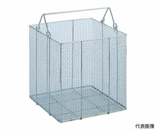 特徴 さびにくく、耐久性もあります。 洗浄カゴとして最適です。仕様 外形寸法（mm）幅×奥行×高さ：250×250×250 線径網（mm）：0.8 有効内寸（mm）幅×奥行×高さ：240×240×250 網目（メッシュ） ワイヤピッチ：5m...