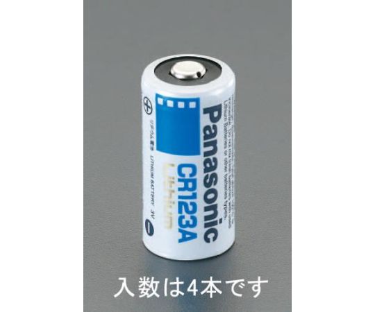仕様 メーカー：パナソニック 型式：CR-123AW/4P 規格：CR123A 重量：約17g（1本あたり） サイズ：φ17.0×34.5mm 入数：4本 3V ライト、カメラ用仕様 メーカー：パナソニック 型式：CR-123AW/4P 規...