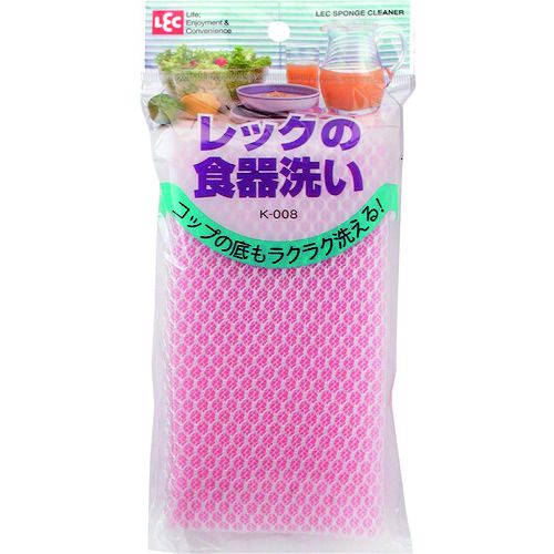 特長:●泡立ち・水切れの良い食器洗いスポンジです。●ナイロンメッシュでスポンジを包んでいるので汚れ落ちが良く丈夫です。●薄手なので、コップの底もラクに洗えます。 用途:●食器、コップ用。 仕様:●縦(mm)：165●横(mm)：80●厚さ(...