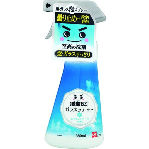 特長:●パワフルな泡で窓・ガラスの汚れを強力に落とします。●くもり止め+除菌タイプです。 用途:●ガラスや窓のくもり止めと汚れ落しに。 仕様:●容量(ml)：380 材質／仕上:●界面活性剤(1.6%、アルキルアミンオキシド)、泡調整剤特長...