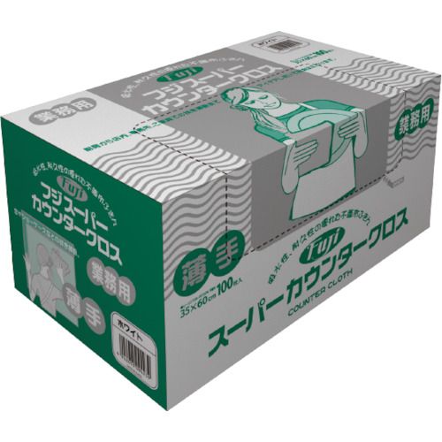 特長:●吸水性、耐久性に優れた不織布ふきんです。 用途:●飲食店、食品工場、スーパーバックヤード等でカウンターやテーブルのふきん、食品加工時の水分、油分吸収に。 仕様:●色：グリーン●シートサイズ(mm)：350×600●厚さ(g/[[M2...