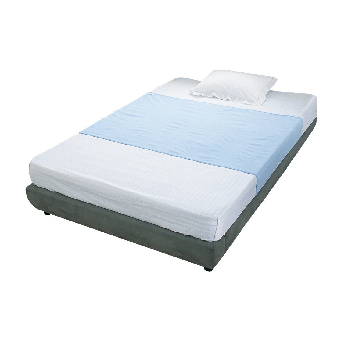 商品説明 ●保湿性のあるパイル素材を採用した乾きの早い防水シーツです。●裏はベッドを濡らさない完全防水。 商品スペック ●カラー：ブルー ●規格：L ●幅×長さ：1800×950mm ●材質：表=ポリエステル100％（起毛パイル）、裏=ポリ...