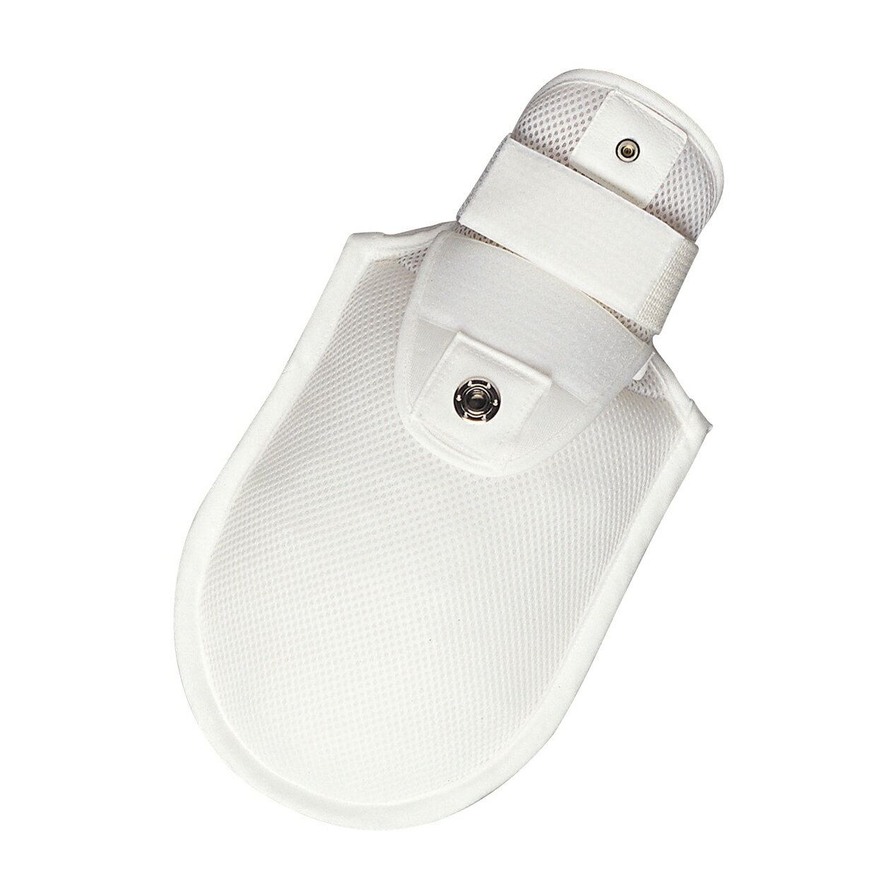 商品説明 ●自傷行為から守る手指保護クッションです。●通気性のあるメッシュ生地とポリエチレンビーズでムレにくくなっています。●引っ張るだけでは、外すことができないプッシュホック仕様です。●左右兼用。 商品スペック ●規格：フリー ●入数：1...