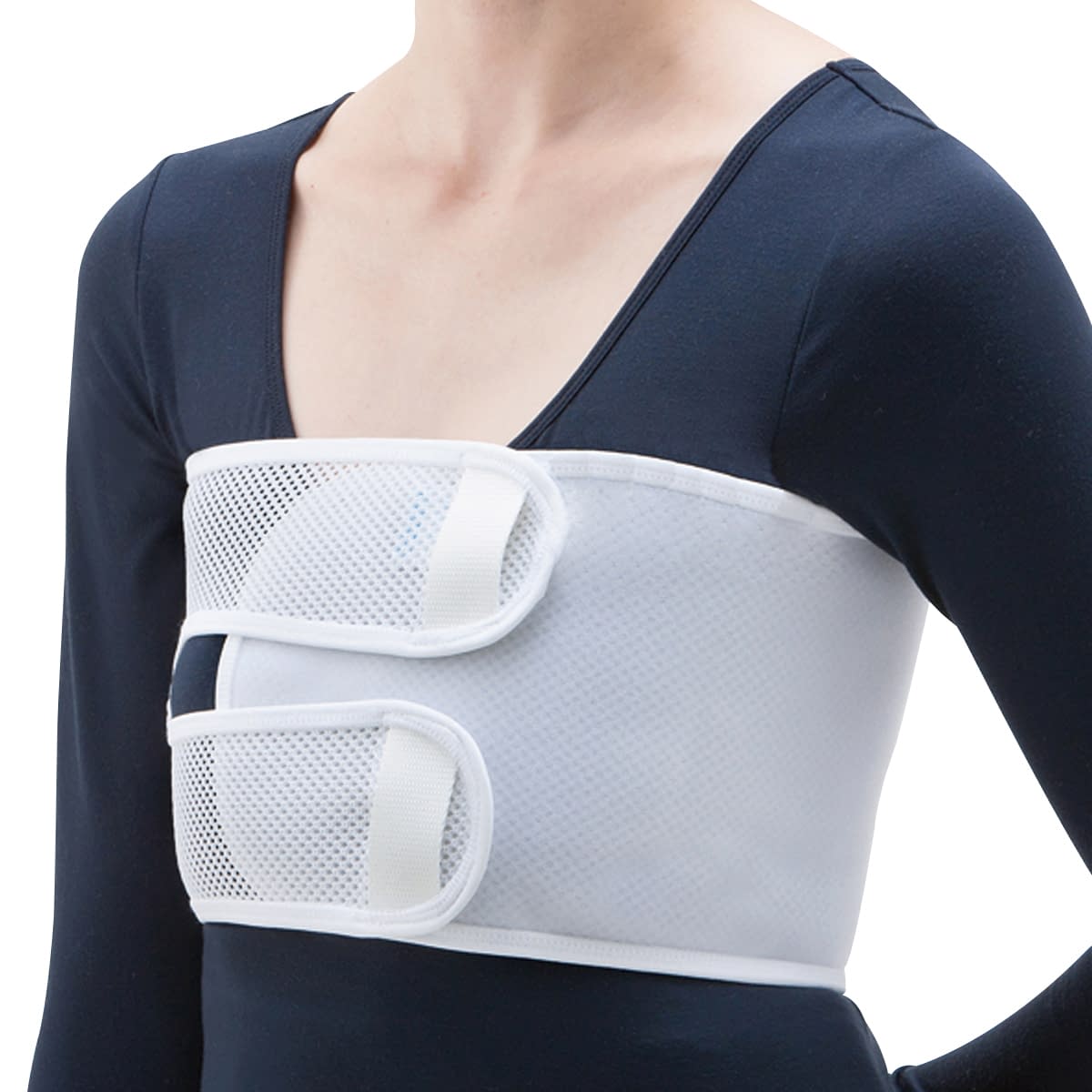 商品説明 ●長時間の装着にも快適な洋服にひびかない薄さと、ムレを防ぐメッシュ素材の胸部固定帯です。●留め部分：上下セパレートになっているので固定力を自在に調節できます。●少ない力でも取外しできる便利なストラップ付きです。 商品スペック ●規...