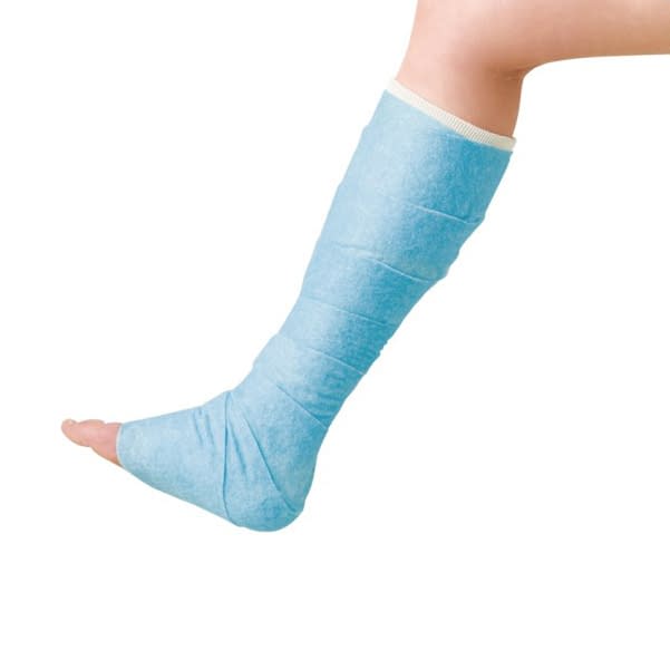 商品説明 ●水に強く、滅菌可能なレーヨン不織布を使用。●手で簡単にカットでき、綿ぼこりが出にくく、切り口のほつれもありません。●ブルーの色がギプスカット時の目印になります。 商品スペック ●規格：2裂 ●幅×長さ：15.0cm×4.5m ●...