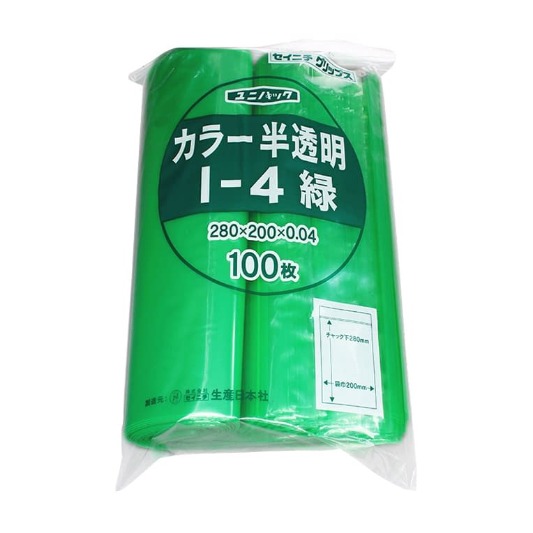 商品説明 ●用途別に色分けでき、便利です。 商品スペック ●チャック下×袋幅×厚み：280×200×0.04mm ●入数：100枚カタログコード:19-7360-0804マツヨシコード:0085552804商品説明 ●用途別に色分けでき、便...