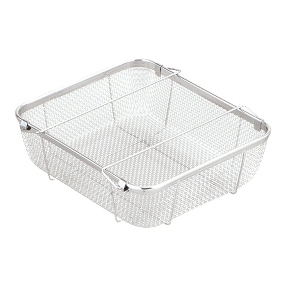 積み重ね可能で幅広い水切用途に使えます。 サイズ（mm）：370×315×100 入数：1個 材質：SUS304 網目：5メッシュ オートクレーブ可積み重ね可能で幅広い水切用途に使えます。 サイズ（mm）：370×315×100 入数：1個...