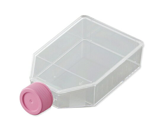 接着細胞の接着性、増殖性を高める細胞培養表面処理を採用しています。 2ポジションタイプで、少し緩めることによってガス交換を可能にします。 生産ロットごとに汚染試験、細胞増殖試験などを実施しています。 キャップ仕様：プラグシール 培養面積（c...