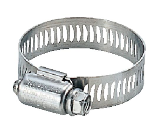 標準タイプで幅広く使用可能で、耐食性に優れています。 一般産業、自動車関連用。 科学、建設、空調配管、下水管などの締結用。 最大径（mm）：64 最小径（mm）：40 厚さ（mm）：0.58 締付トルク（N・m）：4.5 バンド幅（mm）：...