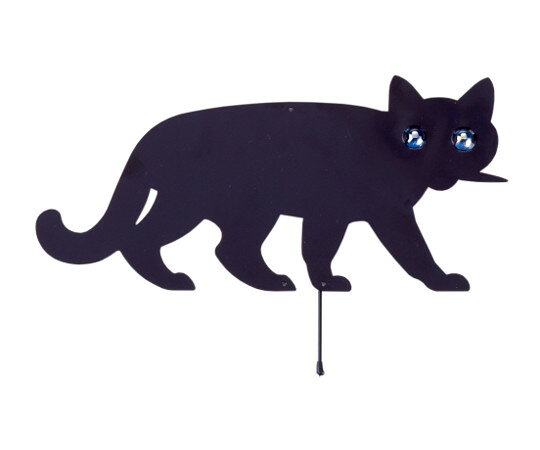 野良猫対策商品です。 サイズ：幅36.5×高さ23.5cm 付属品：吊ひも160cm 材質：本体/スチール（メラミン樹脂塗装）、目玉/ガラス 商品コード：73598野良猫対策商品です。 サイズ：幅36.5×高さ23.5cm 付属品：吊ひも1...