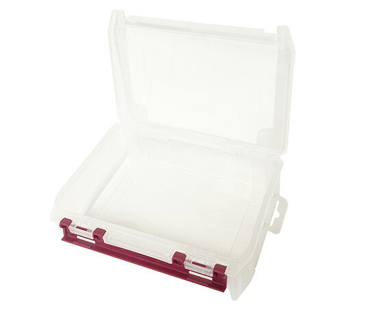 深型サイズのパーツケース。 フリータイプは収納物を選ばず、変形品の収納に便利です。 本体外側にリブを立てる事により自立縦置き収納が可能です。 大型一体フックでがっちりロック。 中身が見やすいクリアタイプです。 生産国：日本 材質：本体/ポリ...