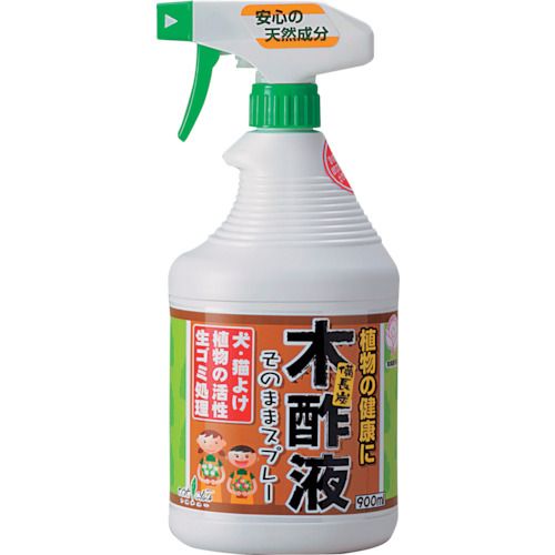 特長:●土壌改良・植物活性に使用します。●良質な推肥作りや犬猫忌避剤としても効果があります。 用途:●植物の活性・犬猫忌避・土壌改良に 仕様:●容量(ml)：900 仕様2:●液体●スプレー 材質／仕上:●ウバメガシ特長:●土壌改良・植物活...