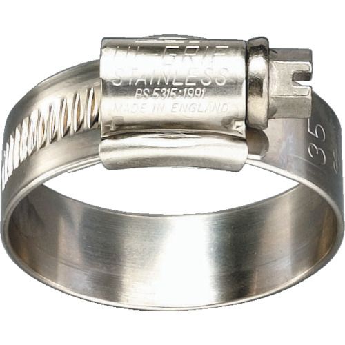 特長:●バンドに刻印されているBS5315は、英国工業規格BS5315に認定された製品である事を証明しています。●スチールメッキは、BS1706に準拠し、表面処理が施されています。●ステンレス材は、SUS304を用い、強靭性と防蝕性を高めて...