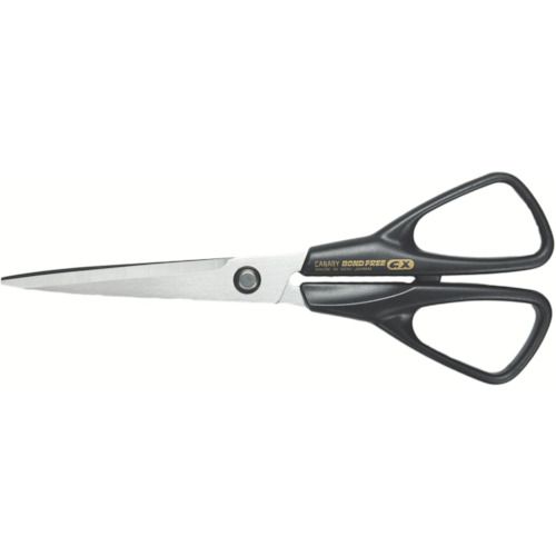 特長:●粘着テープもスパッと切れます。 用途:●ガムテープなどの粘着物を切る際に。 仕様:●刃長(mm)：67●全長(mm)：175 仕様2:●フッ素コーティング 材質／仕上:●刃部:ステンレス刃物鋼●ハンドル:ABS樹脂特長:●粘着テープ...