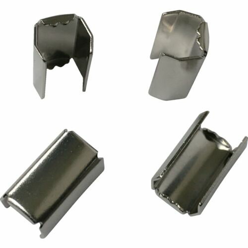 特長:●ペンチでカシメるだけでロープや紐の先端の振れ止めが出来ます。 用途:●ロープ、紐の先端ほつれ止め。 仕様:●適合ロープ径(mm)：6〜7●袋入数(個)：4●包装形態：袋 仕様2:●6mm用 材質／仕上:●鉄:ニッケル特長:●ペンチで...