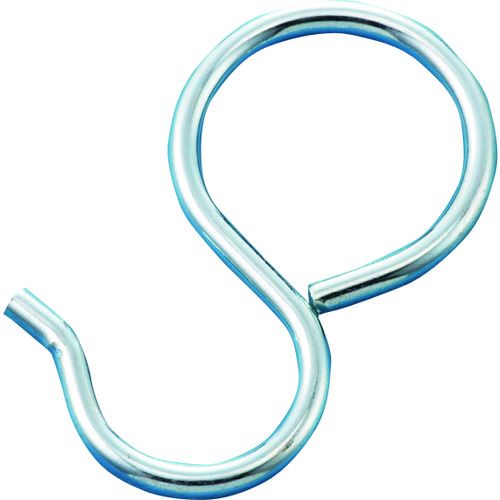 特長:●既存のパイプに通すだけでフックとして使用できます。●標識などの吊り下げ表示に最適です。 用途:●標識などの掲示に。 仕様:●長さ(mm)：50●線径(mm)：3●内径(mm)：22 仕様2:●適合パイプ径(mm)：19●セット商品：...