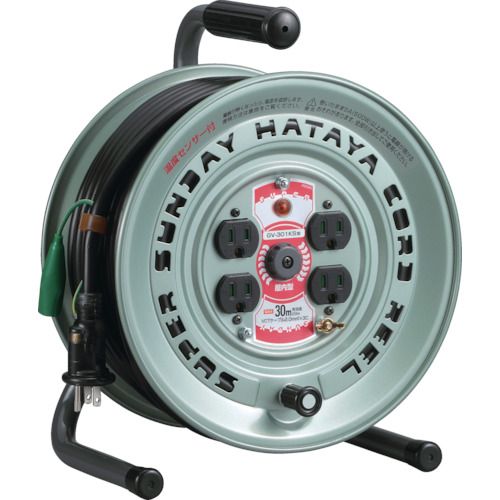 特長:●屋内用コードリールです。●本体を構成する主な部品はオール鉄製で頑丈です。●温度センサー付き（手動復帰型）です。 用途:●屋内での作業に。 仕様:●電線種：VCT●電線仕様長さ(m)：30●電線仕様太さ(［［MM2］］)：2.0●電線...
