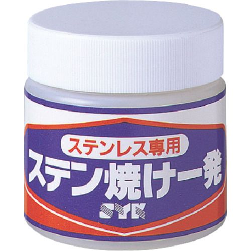 特長:●ステンレスの溶接焼けを除去します。●毒劇物には該当しないので、安全です。●ペースト状なので、垂れにくく作業が容易です。 用途:●ステンレスの溶接焼けの除去に。 仕様:●色：白色●容量(g)：280 材質／仕上:●酸化膜溶解剤・研磨剤...