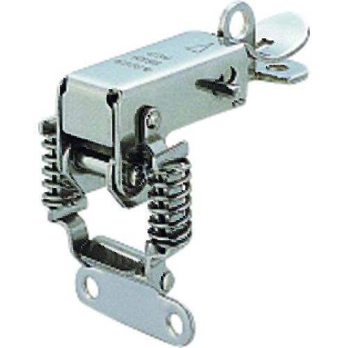 特長:●筐体のコーナーに取り付け、扉正面側から締め込み、解除操作ができます。●コーナーファスナーヒンジSTH-C64とセットで使用できます。●セーフティーロック付きで振動に強く、不意の解除を防ぎます。●南京錠や封印具シリーズと合わせて使用で...