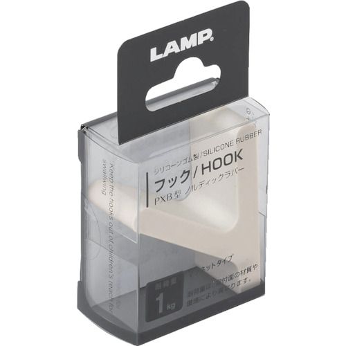 特長:●やわらかいシリコーンゴム製カバー付きです。 仕様:●色：グレイッシュホワイト●吊下荷重(N/kgf)：10/1.1●幅(mm)：17●奥行(mm)：35●高さ(mm)：46●耐荷重(N)：10●耐荷重(kgf)：1.1 仕様2:●取...
