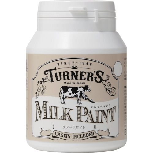 特長:●森永乳業のミルク原料を使用したペイントです。 用途:●DIY・ホビー向け屋内木部などに。 仕様:●色：スノーホワイト●容量(L)：0.2●乾燥時間：2時間●指触乾燥時間：2時間●塗り重ね可能時間：2時間●塗り重ね回数：2●塗布面積(...
