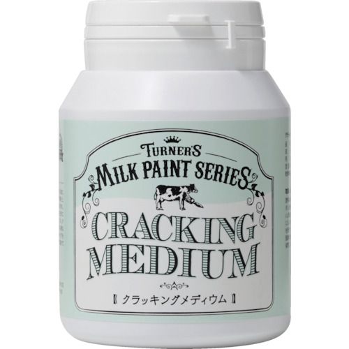特長:●森永乳業のミルク原料を使用したペイントです。 用途:●DIY・ホビー向け屋内木部などに。 仕様:●色：クラッキングメディウム　●容量(L)：0.2●乾燥時間：2時間●指触乾燥時間：2時間●塗り重ね可能時間：2時間●塗り重ね回数：1●...