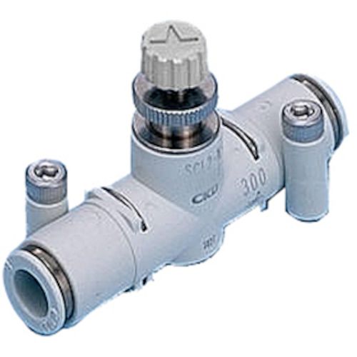 特長:●アクチュエータの遠隔、集中制御に便利なインライン形スピードコントローラです。●取付部が360°回転するため、底面、側面、パネルマウントなど、取付・設置方式が自在に選択可能、取付用ブラケットが不要です。●エアファイバ仕様および大口径タ...