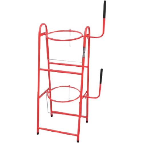 特長:●容量20Lのペール缶用スタンドです。●2段式なので、上下にペール缶を設置することができます。●重量のあるペール缶でも、スタンドに収納し、ハンドルを傾けるだけで簡単に液体を注ぐことができます。●ハンドルを傾けても、ペール缶が落下しない...
