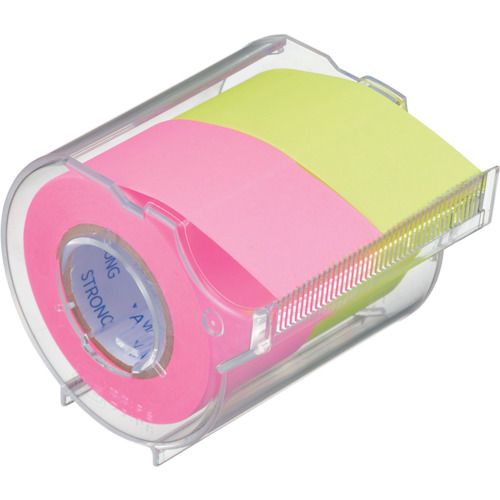 特長:●お好きな長さで切れるテープ型全面のりのフセンです。●紙以外の素材にも貼れる強粘着タイプです（粗面は貼れません）。●好きな長さに簡単にカットができます。●フセンの裏は全面のり付です。 用途:●伝言や覚書きに。●ファイルのメモラベルに。...