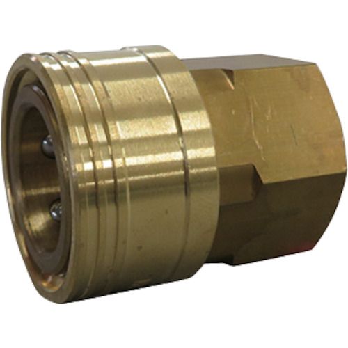 特長:●ソケット側にもプラグ側にもバルブ機構を持たない両路開放型カップリングです。●ソケットとプラグを分離したとき流体を遮断する必要のない配管系路に最適です。●流量抵抗が少ない内部構造となっていますので圧力損失が少なく、粘度の高い流体や蒸気...