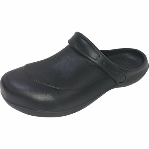 特長:●EVA一体成型です。●底裏にラバー付きです。●爪先に先芯入りです（JIS T 8101に準拠はしておりません）。 用途:●工場、病院、事務所など 仕様:●サイズ(cm)：26.0〜26.5●サイズ：LL●色：ブラック 材質／仕上:●...