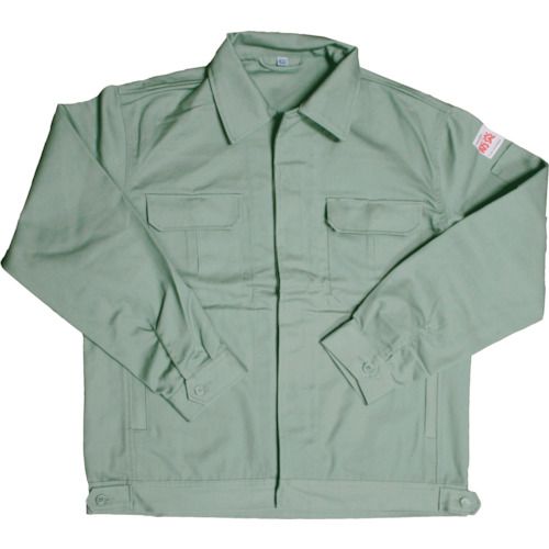 特長:●高い防炎性能を有しています。●洗濯しても防炎効果が持続します。●静電気が発生しにくいです。 用途:●溶接、溶断、火気のある現場に。 仕様:●サイズ：3L●タイプ：防炎色：アースグリーン 仕様2:●JIS L 1091 E法（LOI値...