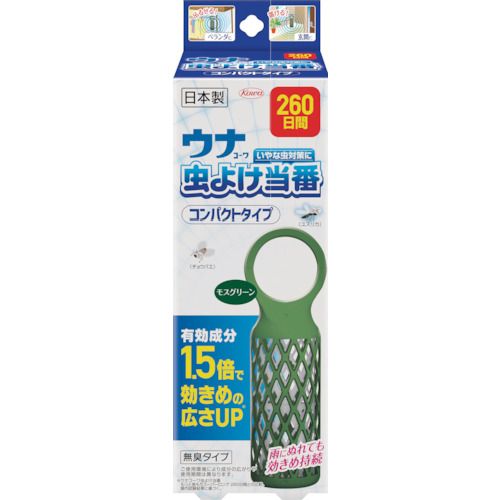 特長:●虫の侵入口に有効成分が三次元に広がり、いやな虫を寄せ付けません。●雨にぬれても効果が持続します。●電気・電池不要。●なじみやすいシンプルなデザイン。 用途:●不快害虫の忌避 仕様:●効果持続目安：約260日●香り：無臭●効果持続期間...