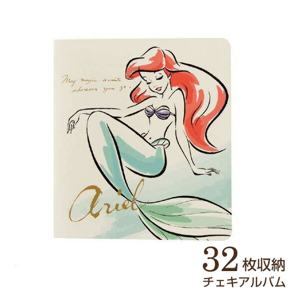 【ディズニー/disney/アリエル/リトルマーメイド/チェキフィルム/チェキ/instax/インスタックス/チェキアルバム/カードホルダー/カードフォルダー/カードケース/フォトアルバム/ポケットアルバム/写真アルバム/アルバム/コンパク...